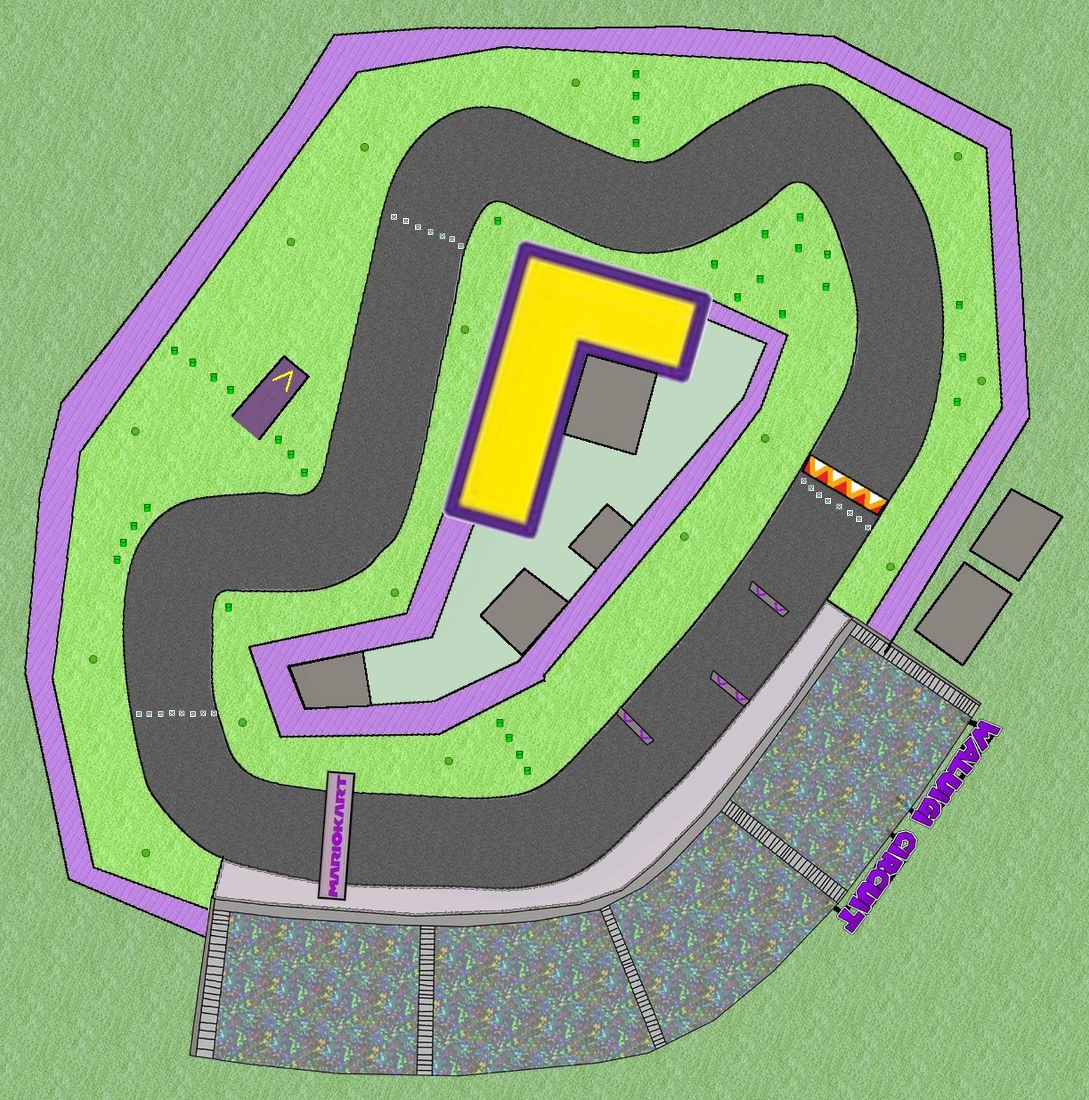Waluigi circuit - Mario Kart PC