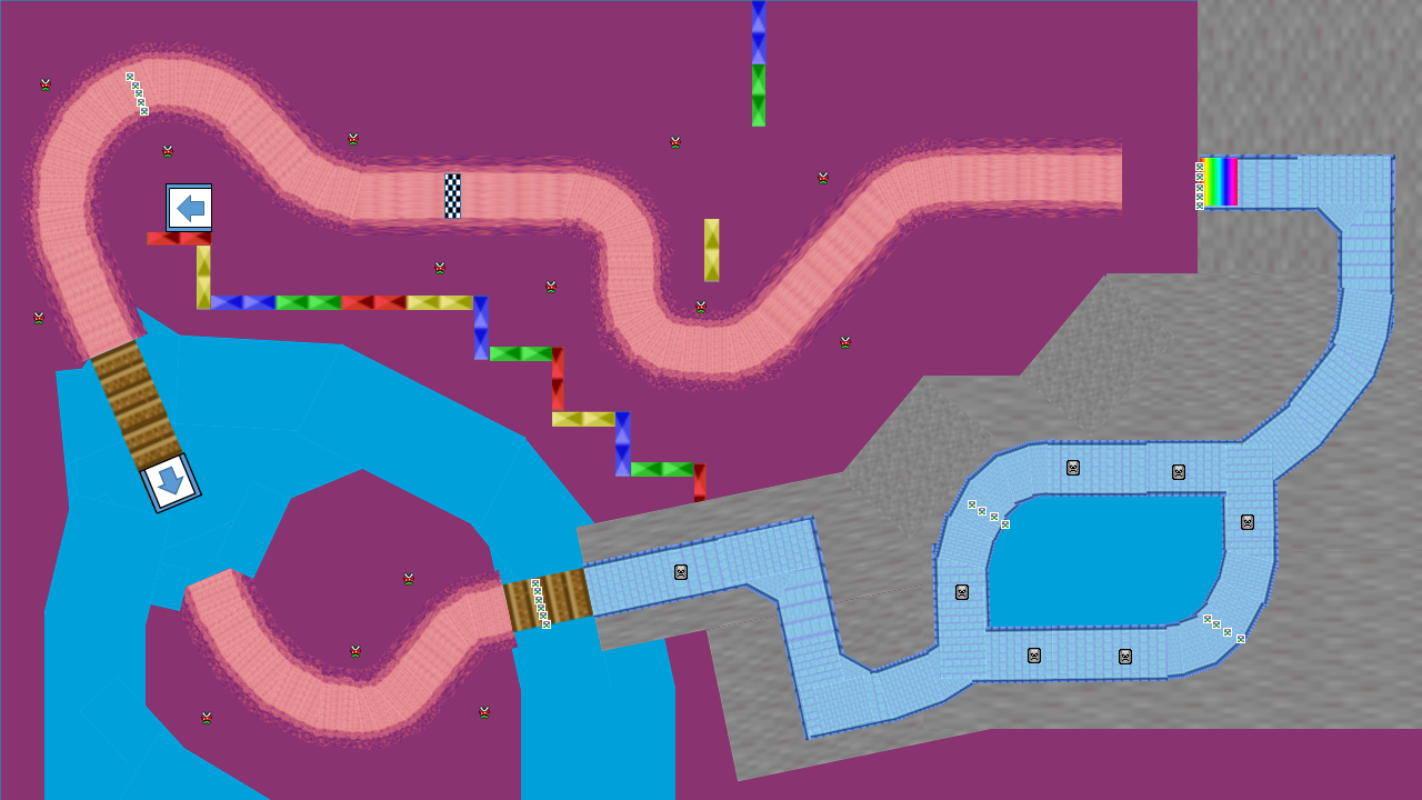 Thwomp Wilderness - Mario Kart PC