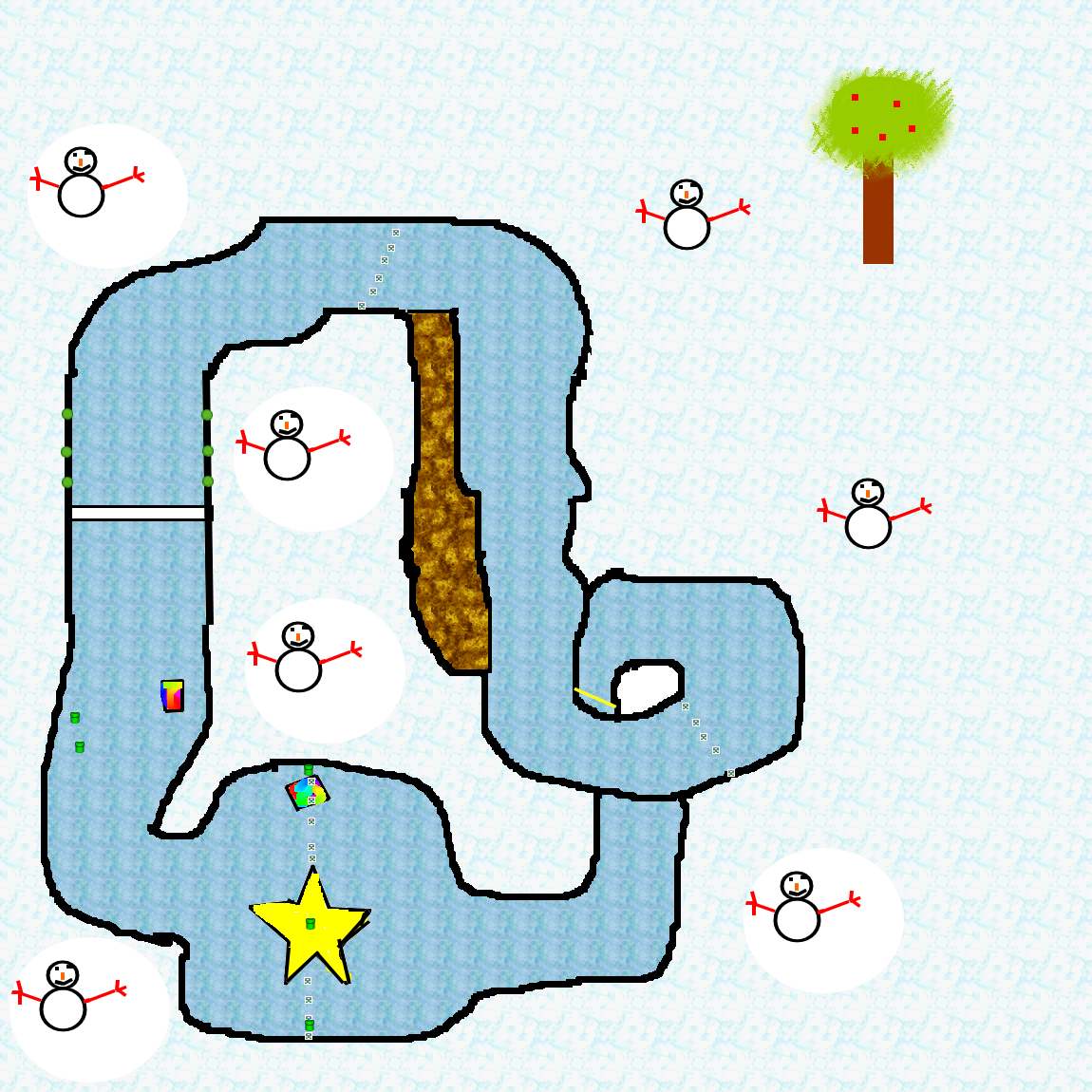 Snow-Snow's World - Mario Kart PC