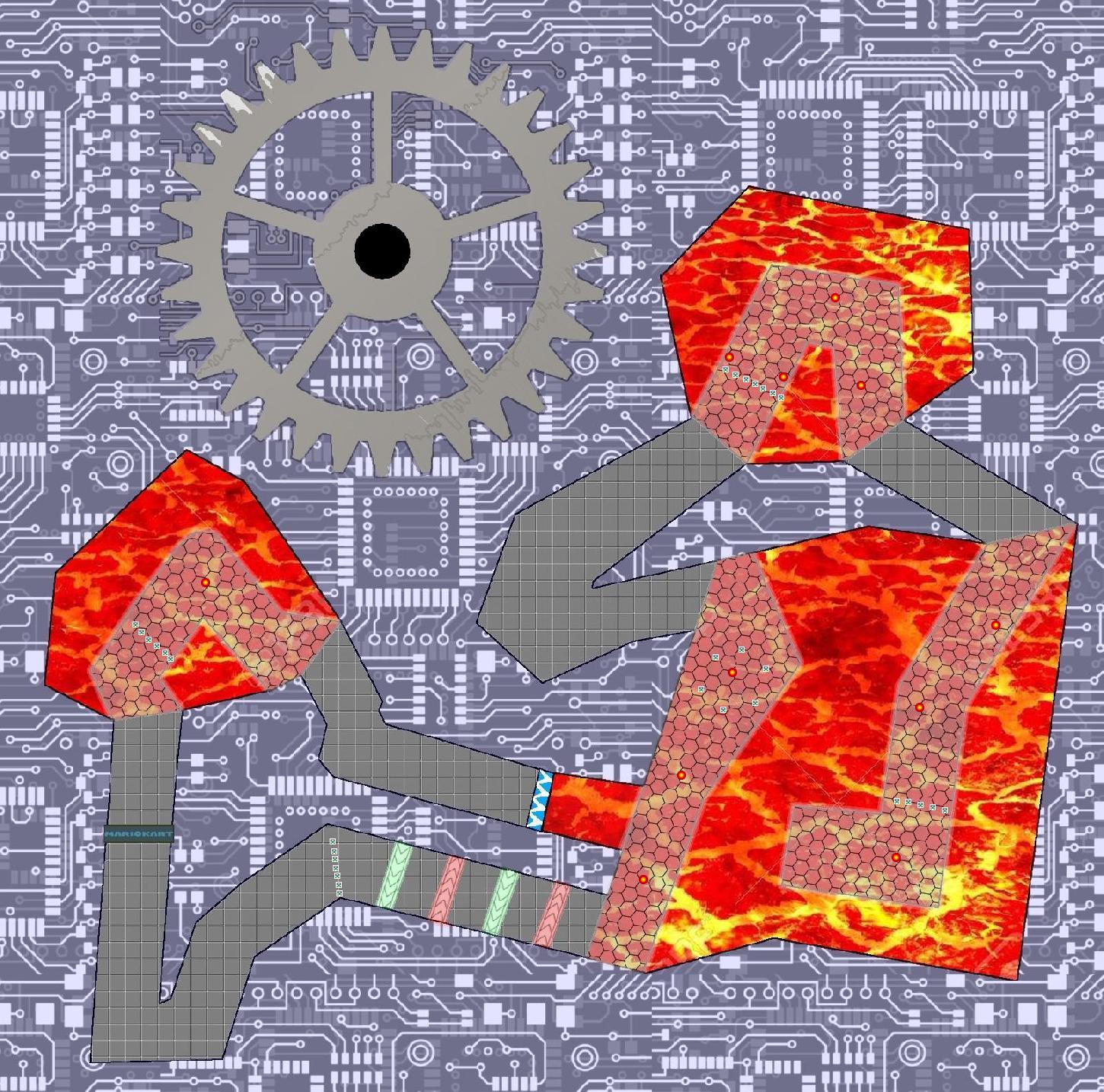 Magma factory - Mario Kart PC