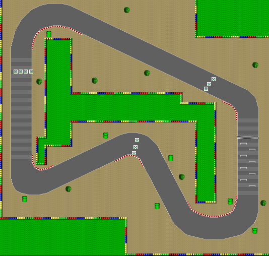 SNES Mario Circuit 1 - Mario Kart PC