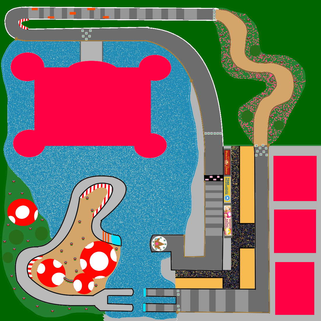 Circuit Peach [MKD3] - Mario Kart PC