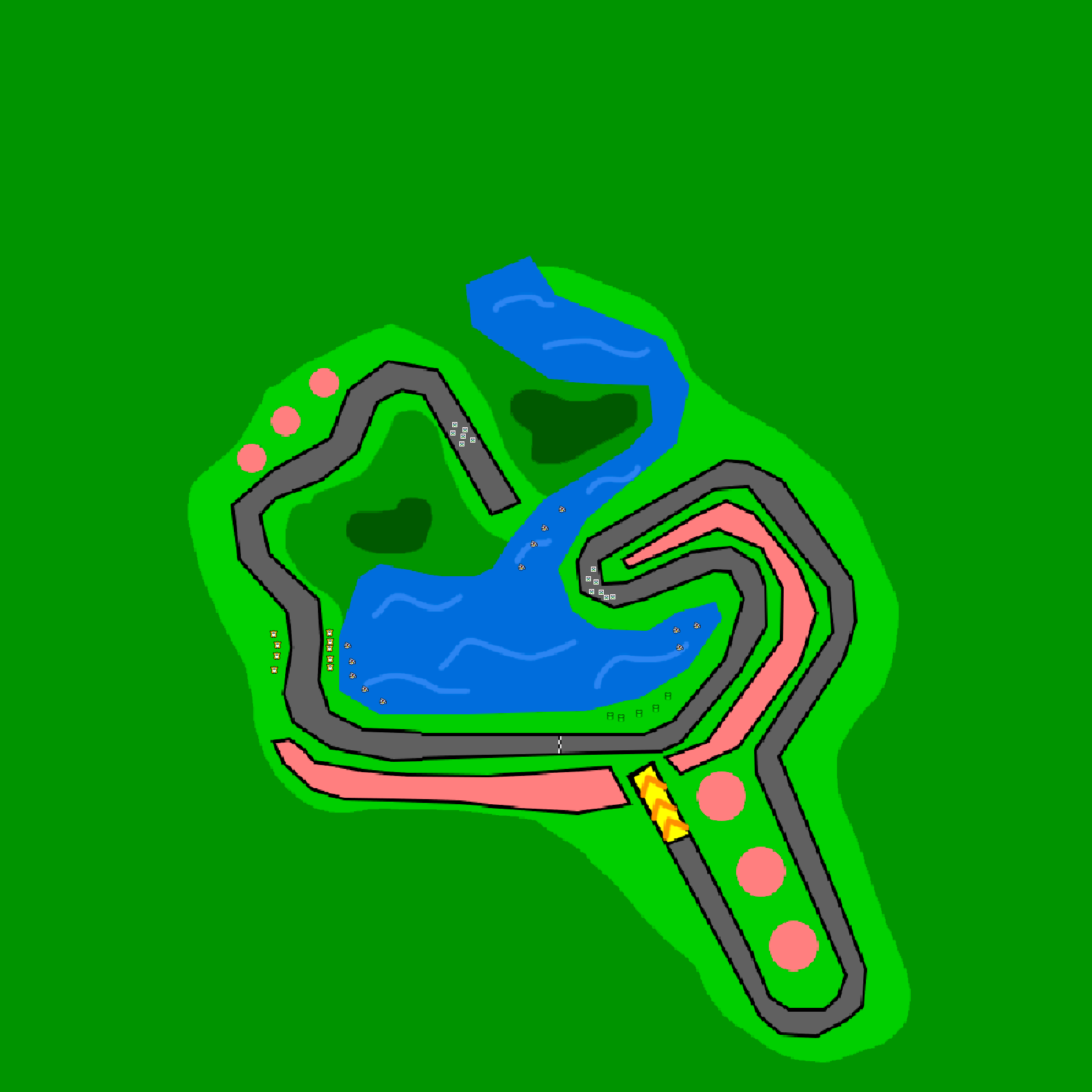 N64 Royal Raceway - Mario Kart PC