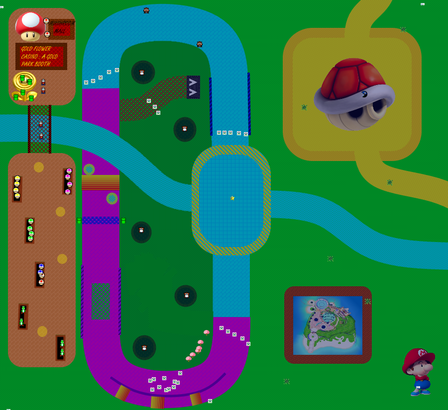 MKJ - GCN Baby Park - Mario Kart PC