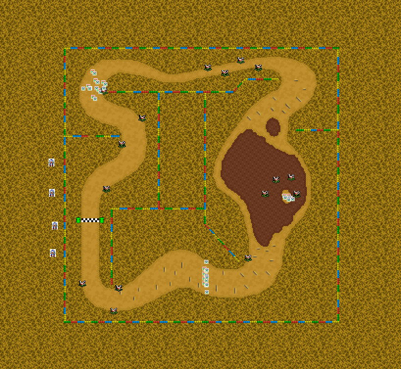 SNES choco island 2 - Mario Kart PC