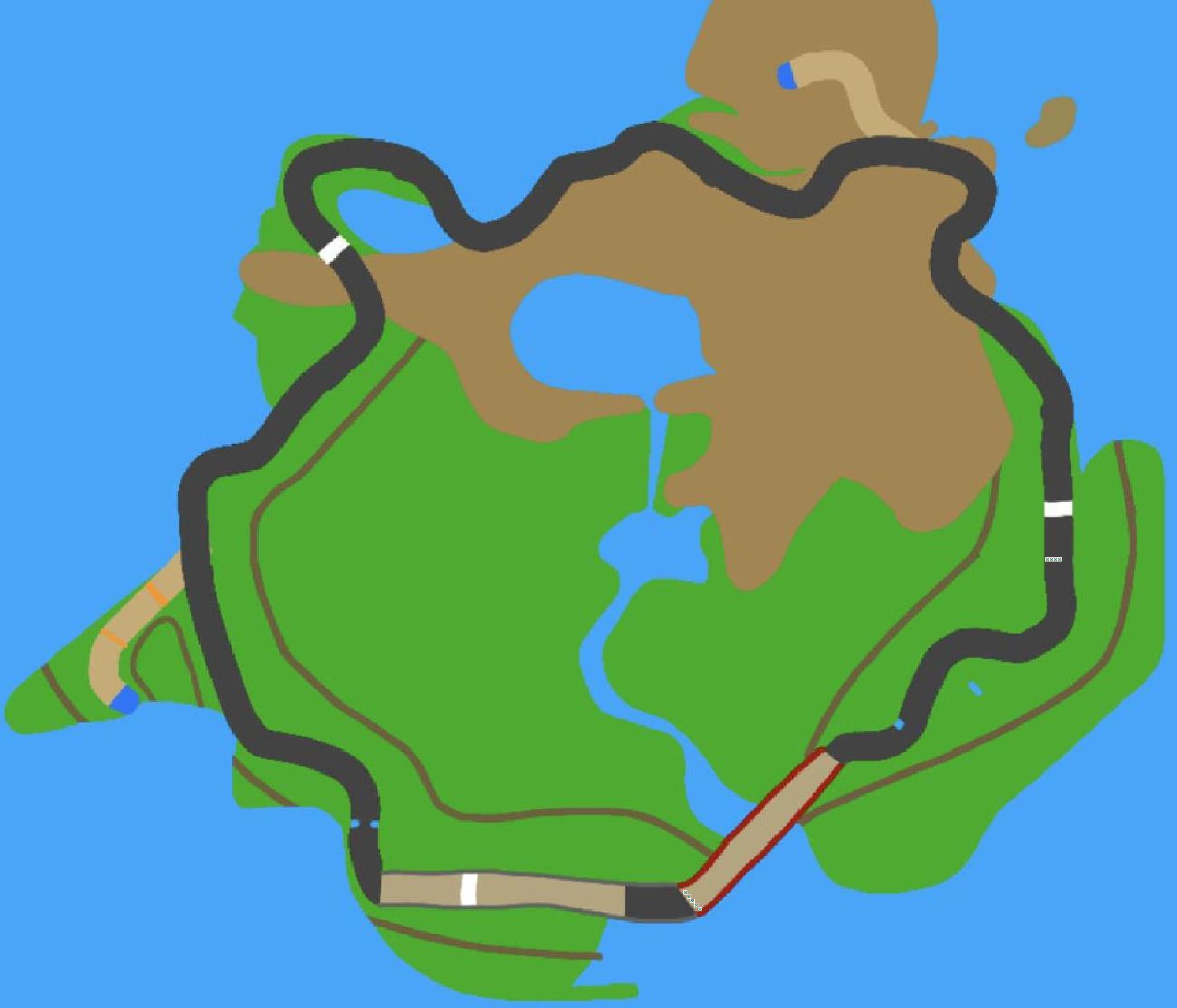 2DS Wuhu Loop but made by a confused child - Mario Kart PC