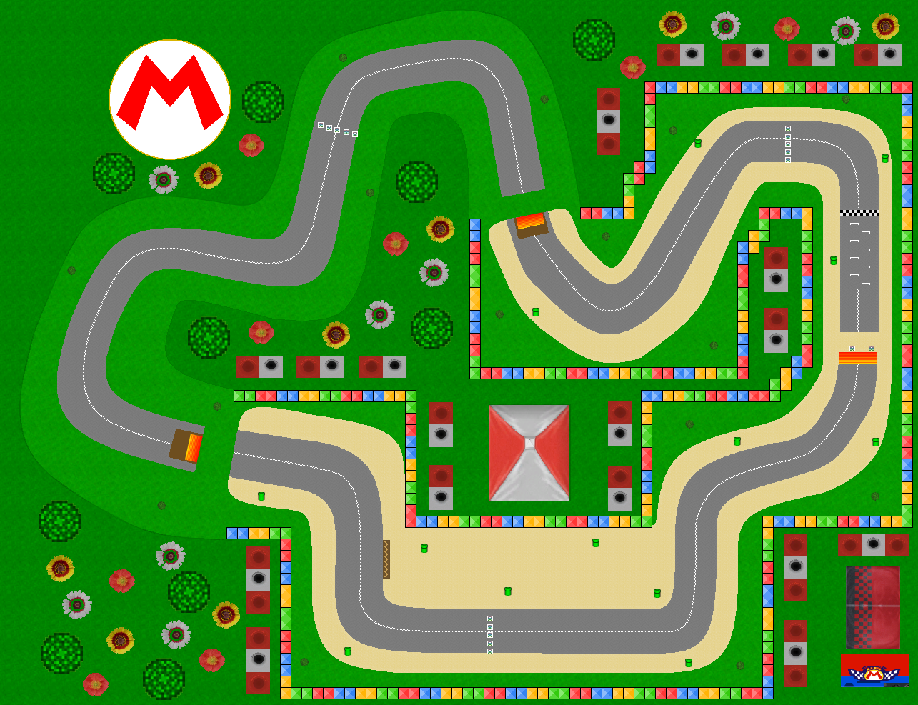 Mario Kart 5 (O) - Mario Circuit - Mario Kart PC