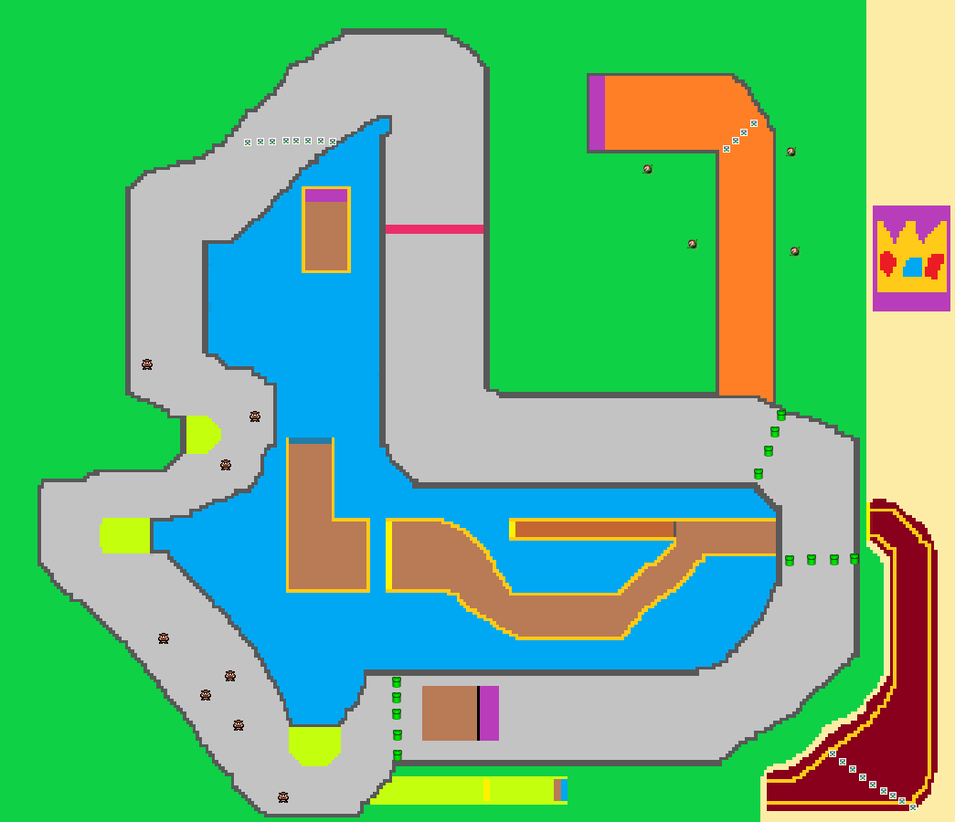MKWT GBA Peach Circuit 2 - Mario Kart PC