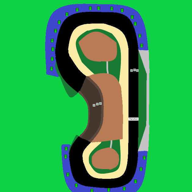 N64 Luigi Raceway - Mario Kart PC