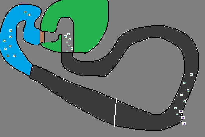 Bat's Sewer - Mario Kart PC