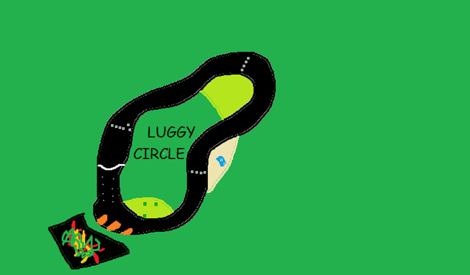 Luggy circle supra mayro kratt - Mario Kart PC