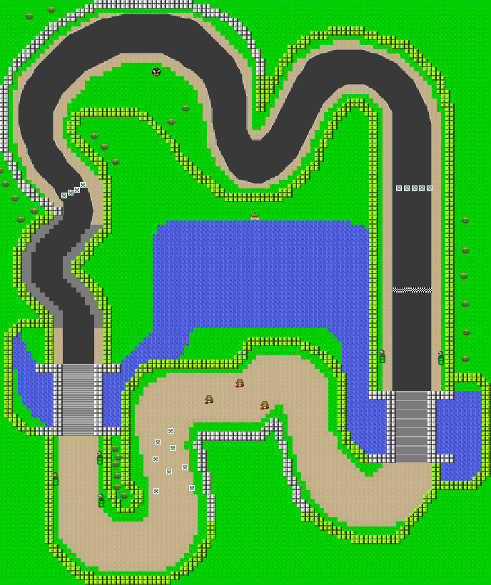 GCN Mario Circuit (SNES Style) Epic Edit Version - Mario Kart PC