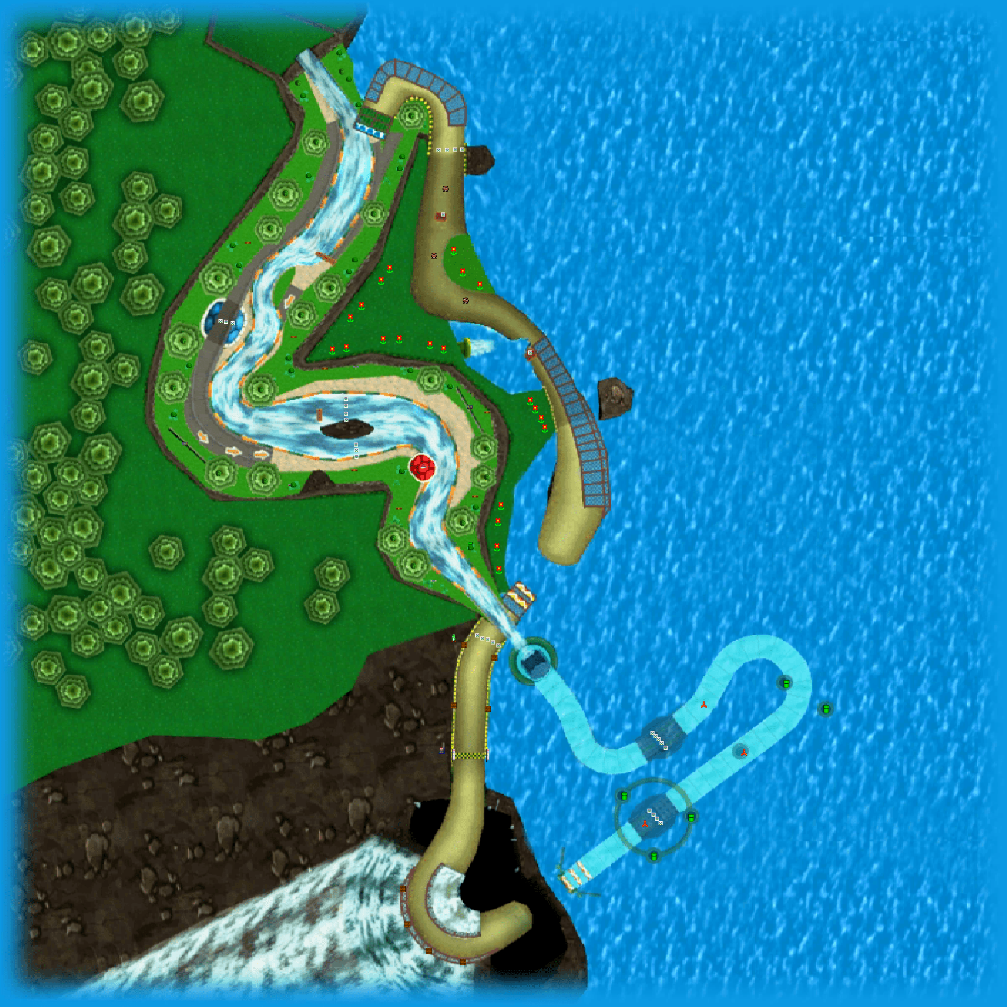 Koopa Cape - Mario Kart PC