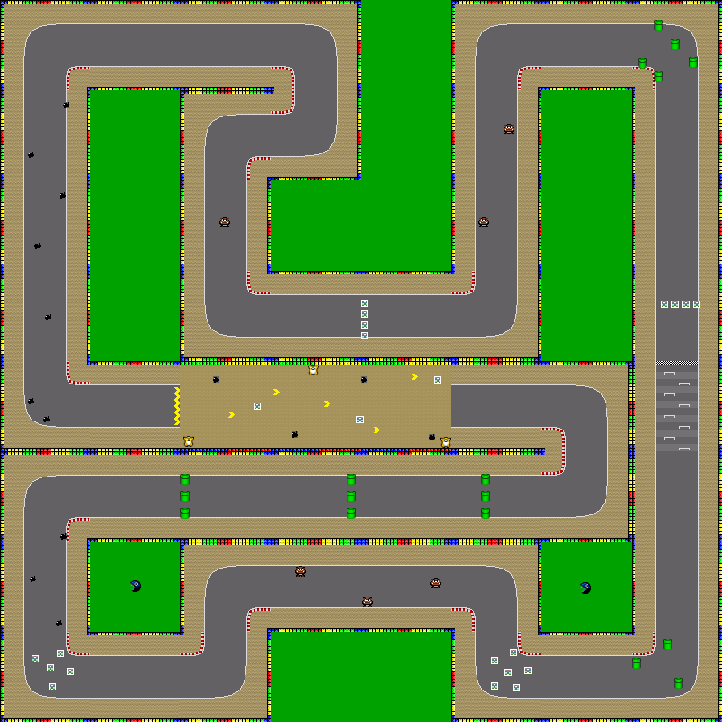 SNES Mario Circuit 4 (Remake) - Mario Kart PC