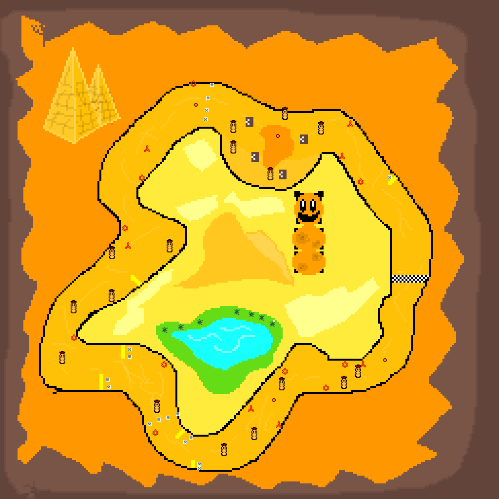 Pixelated Circuit 2 - Mario Kart PC