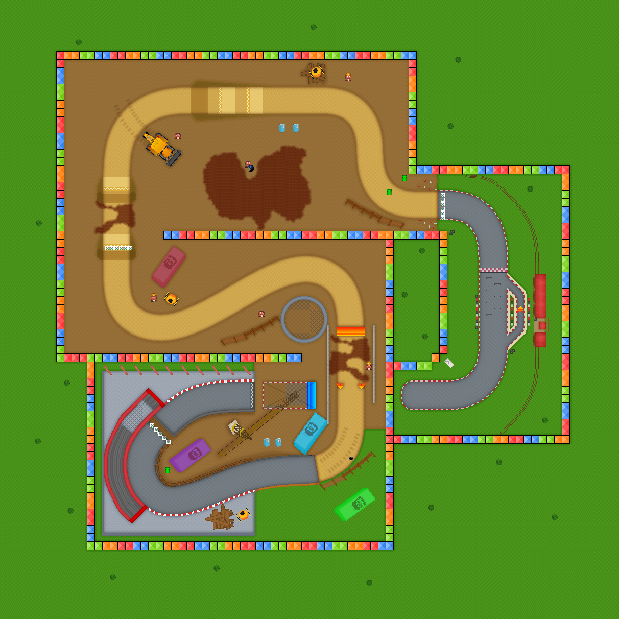 SNES - Mario Circuit 2 (Remake) - Mario Kart PC