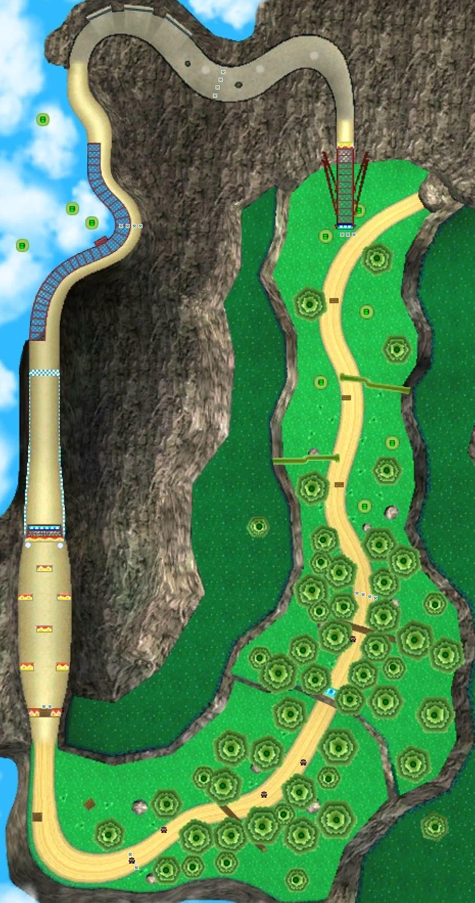 3DS Rock Rock Mountain - Mario Kart PC