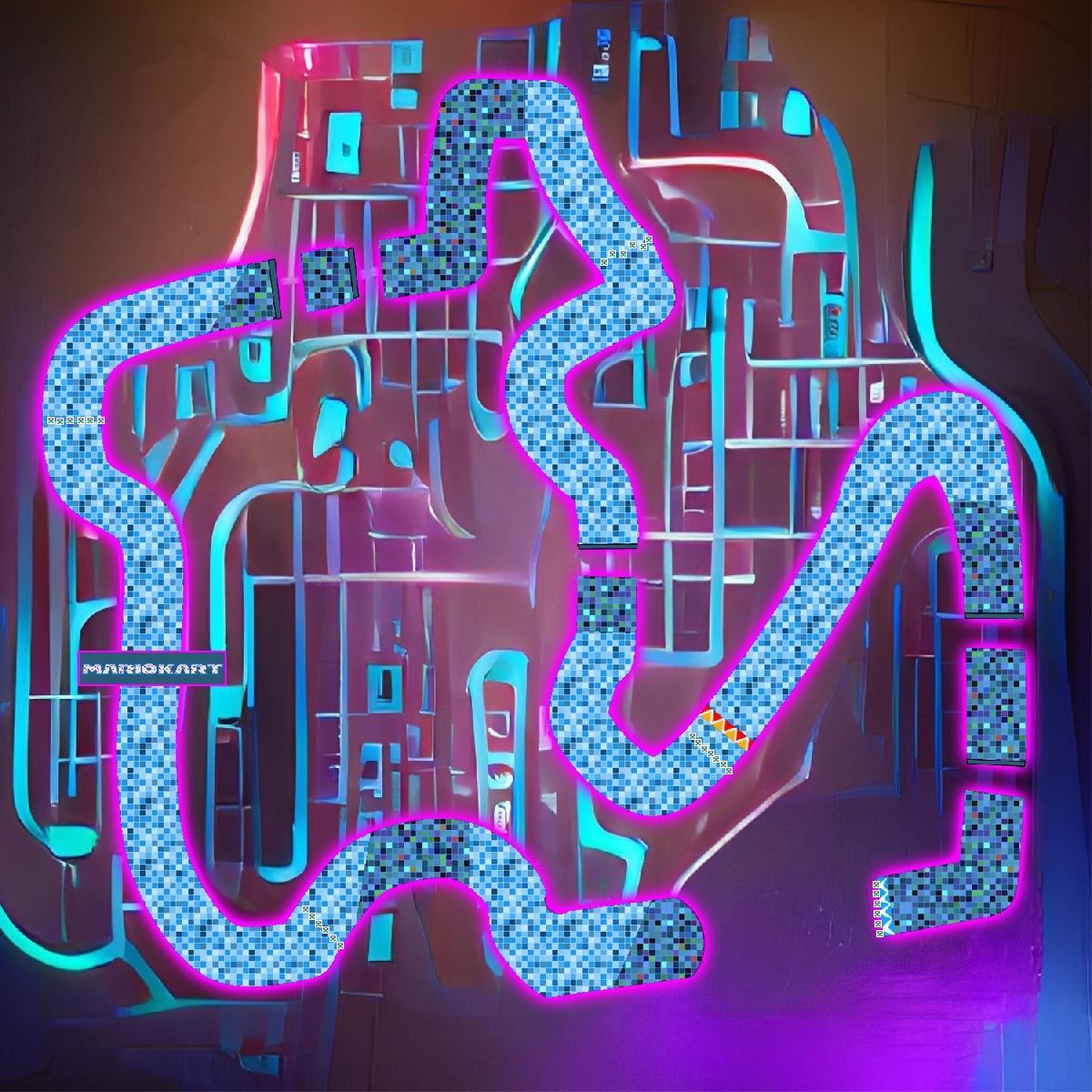 Cyber road - Mario Kart PC