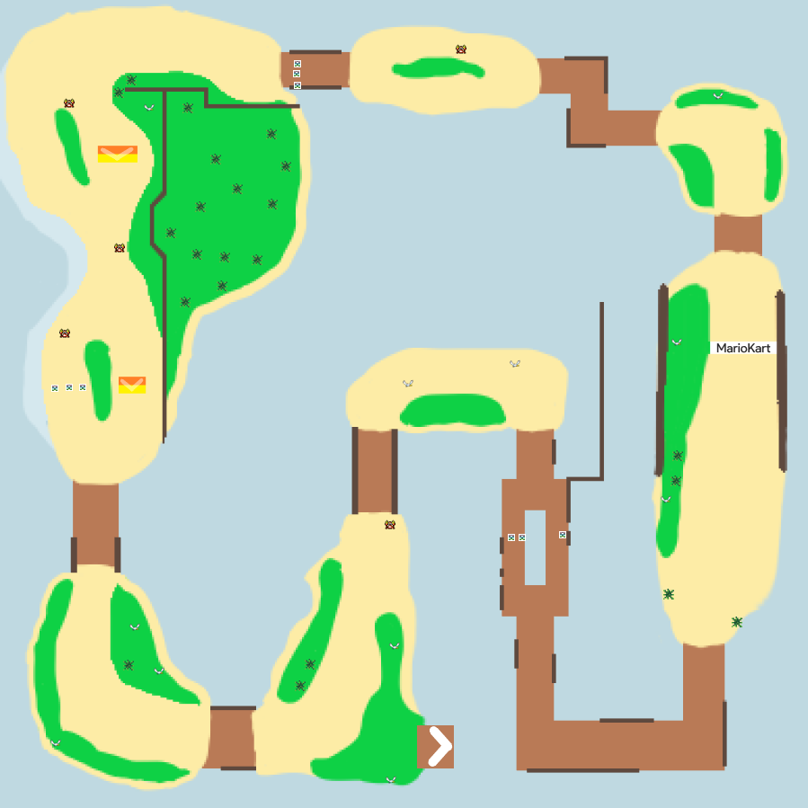 GBA Cheep Cheep Island - Mario Kart PC