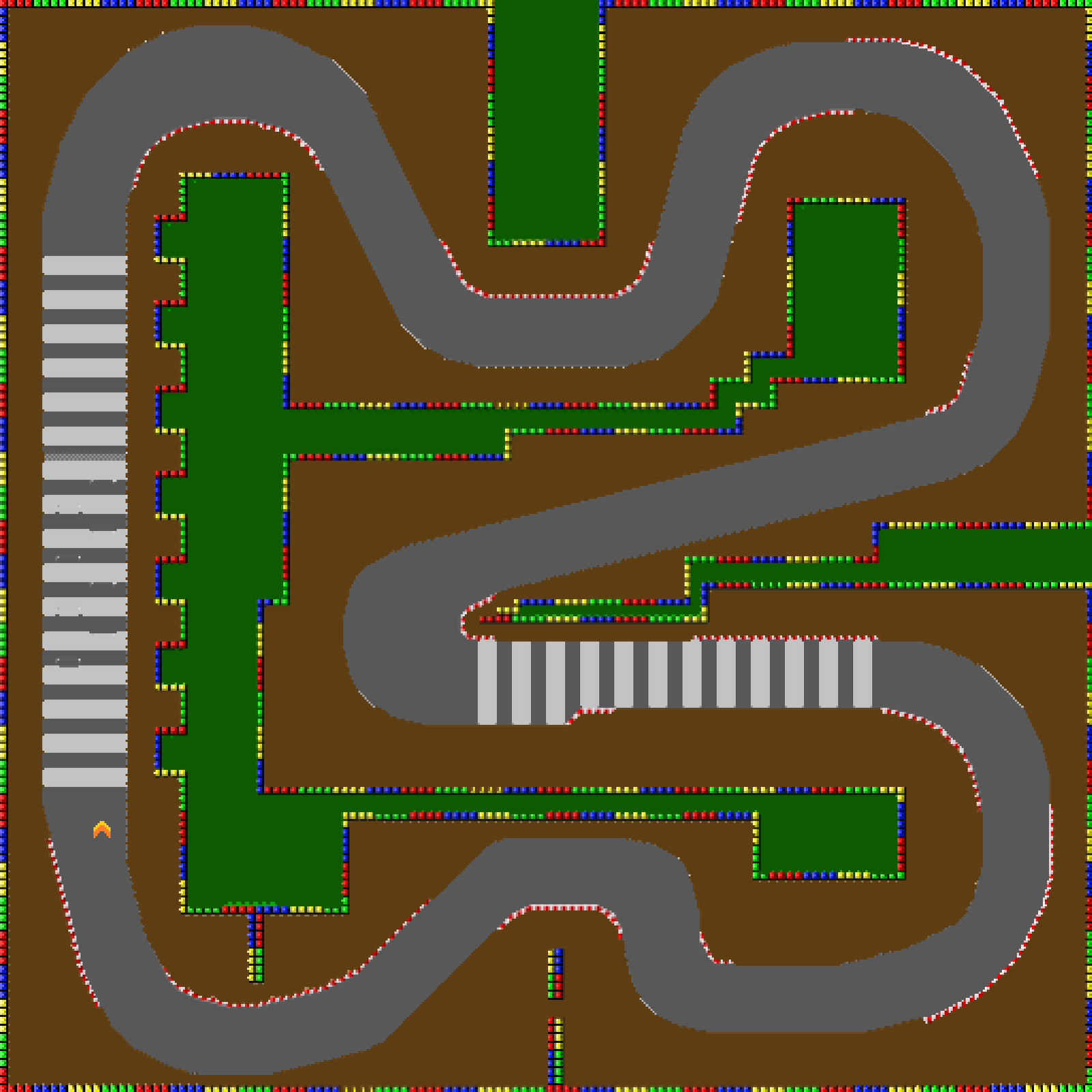 SNES Mario Circuit 3 - Mario Kart PC