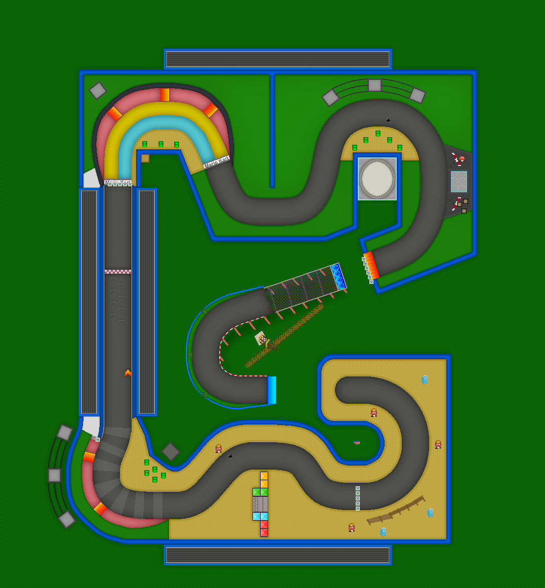 SNES - Mario Circuit 3 (Remake) - Mario Kart PC