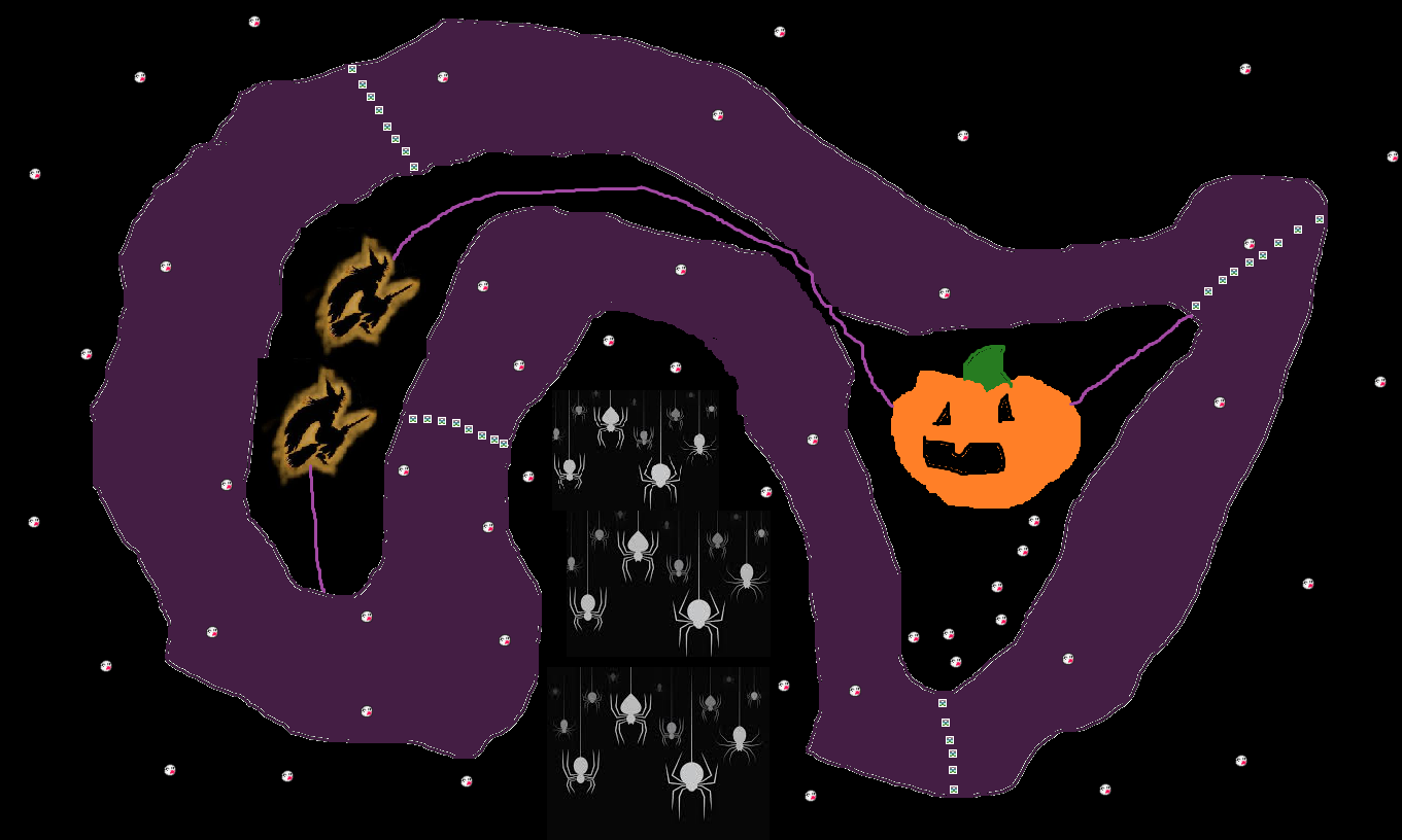 MS Paint Halloween Haunt - Mario Kart PC