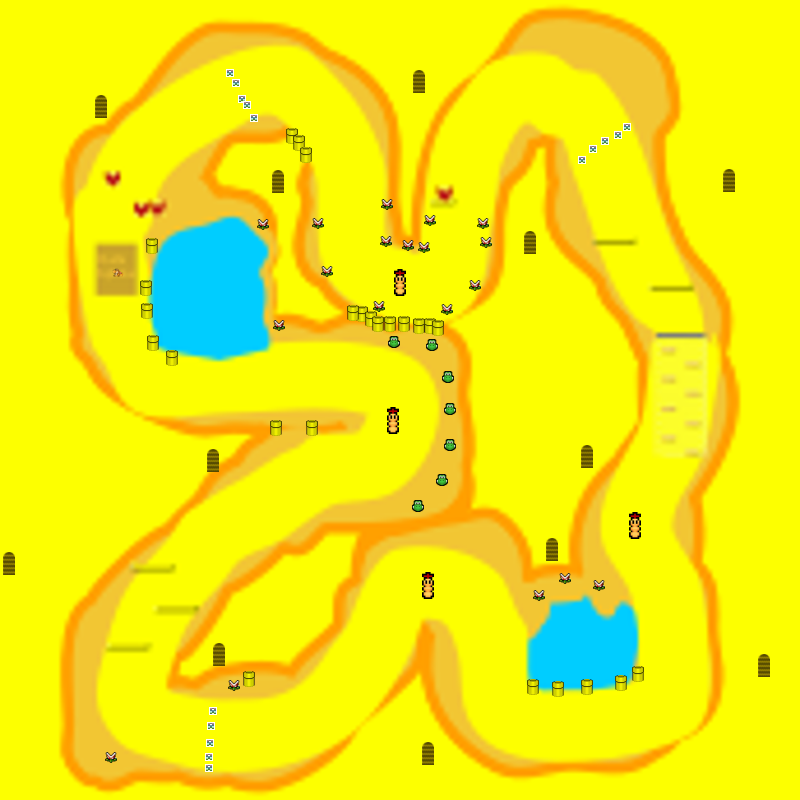 GBA Yoshi Desert (Remake) - Mario Kart PC
