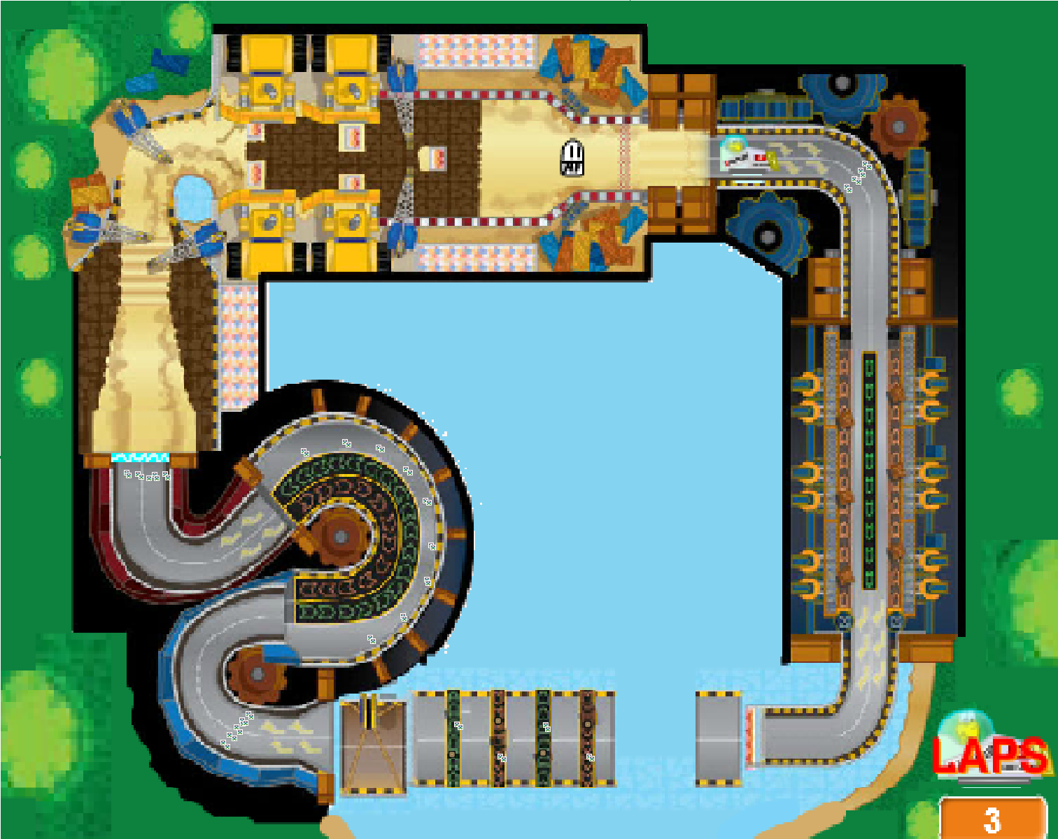 MKW Toad's Factory - Mario Kart PC