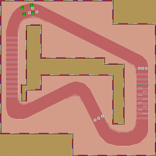 Mario Circuit 1 but it looks like Virtual Boy - Mario Kart PC