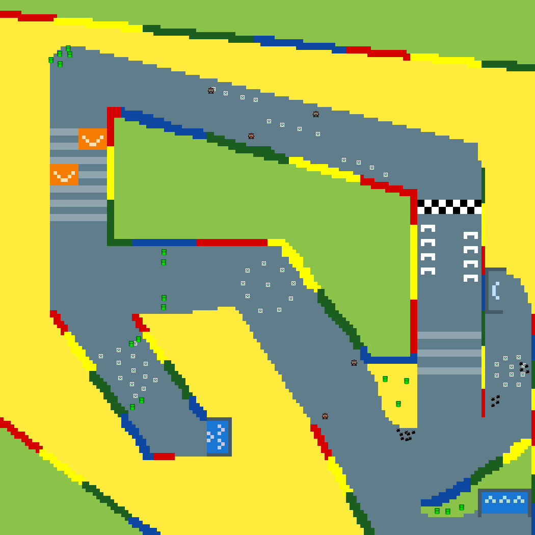 SNES Mario Circuit 1 - Mario Kart PC