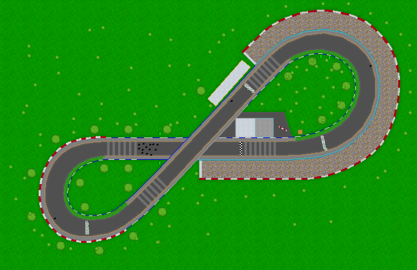 Figure-8 Circuit - Mario Kart PC