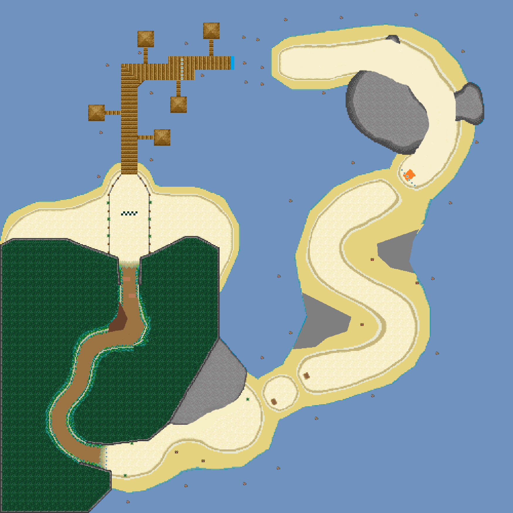 Cheep-Cheep Beach - Mario Kart PC