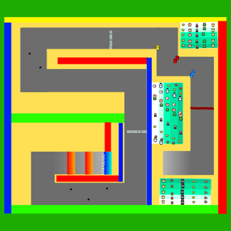 SNES Mario Circuit 2 - Mario Kart PC