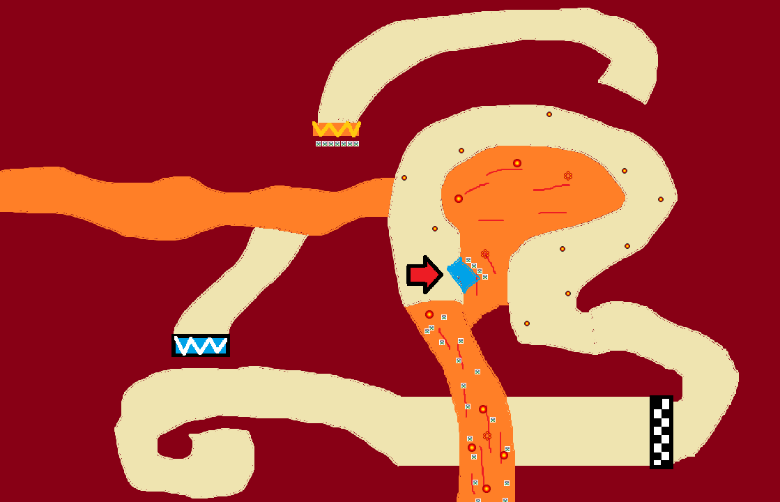 MSP Burning Volcano (demake) - Mario Kart PC