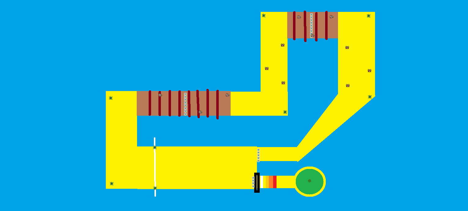 MSP Sonic R - Resort Island (demake) - Mario Kart PC