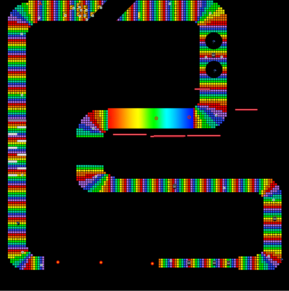 Rainbow Road NEO SNES - Mario Kart PC