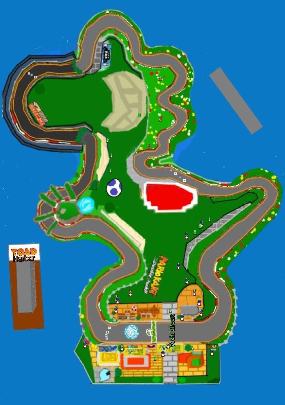 Circuit Yoshi - Mario Kart PC