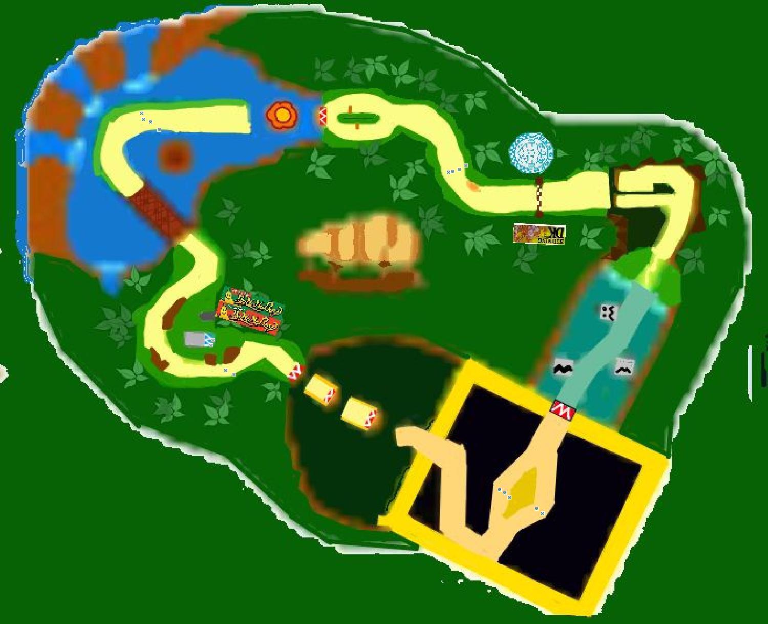 3DS Forêt Tropical DK - Mario Kart PC