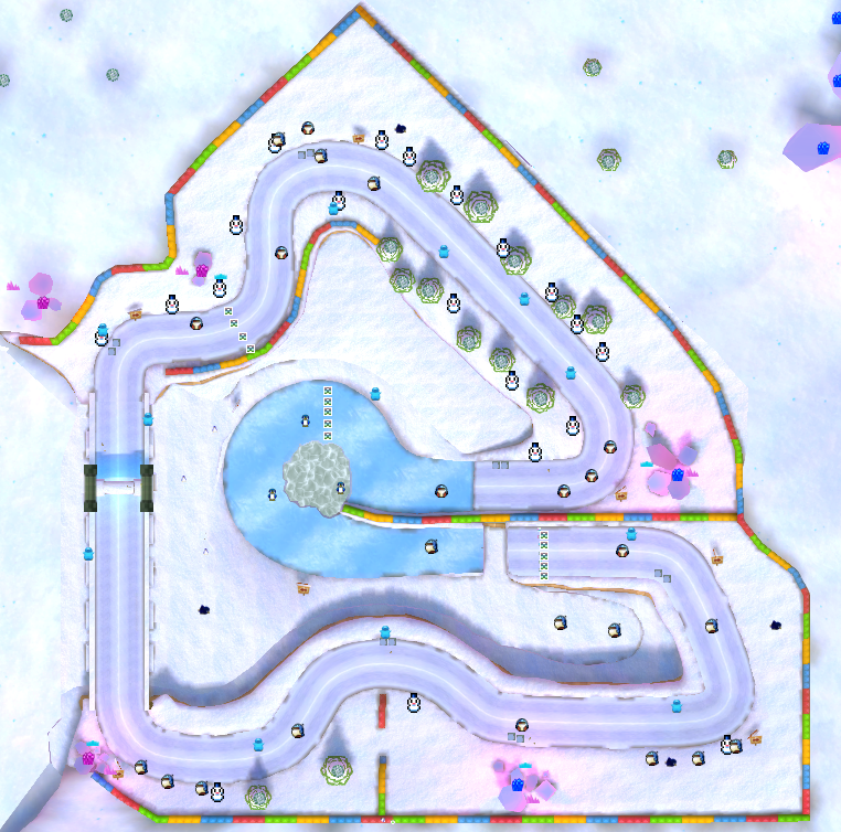 GBA Snow Land (MK8DX) - Mario Kart PC