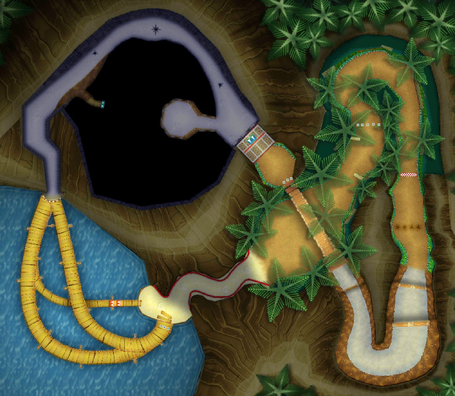 GCN Dino Dino Jungle - Mario Kart PC