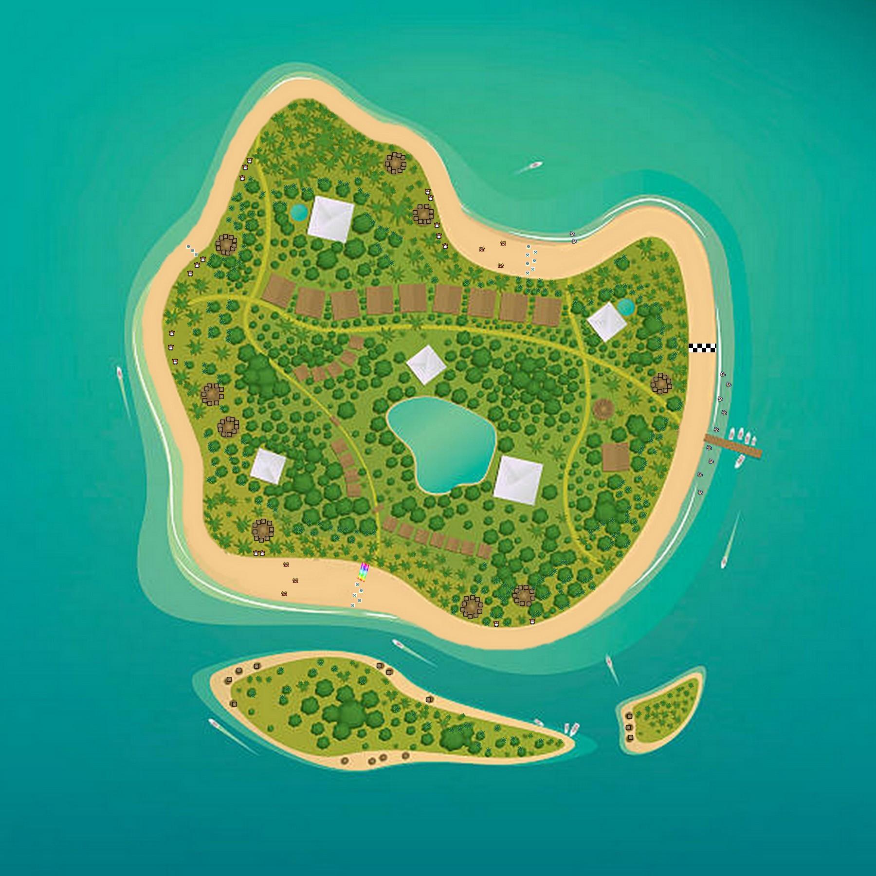 Secret Island 1 - Mario Kart PC