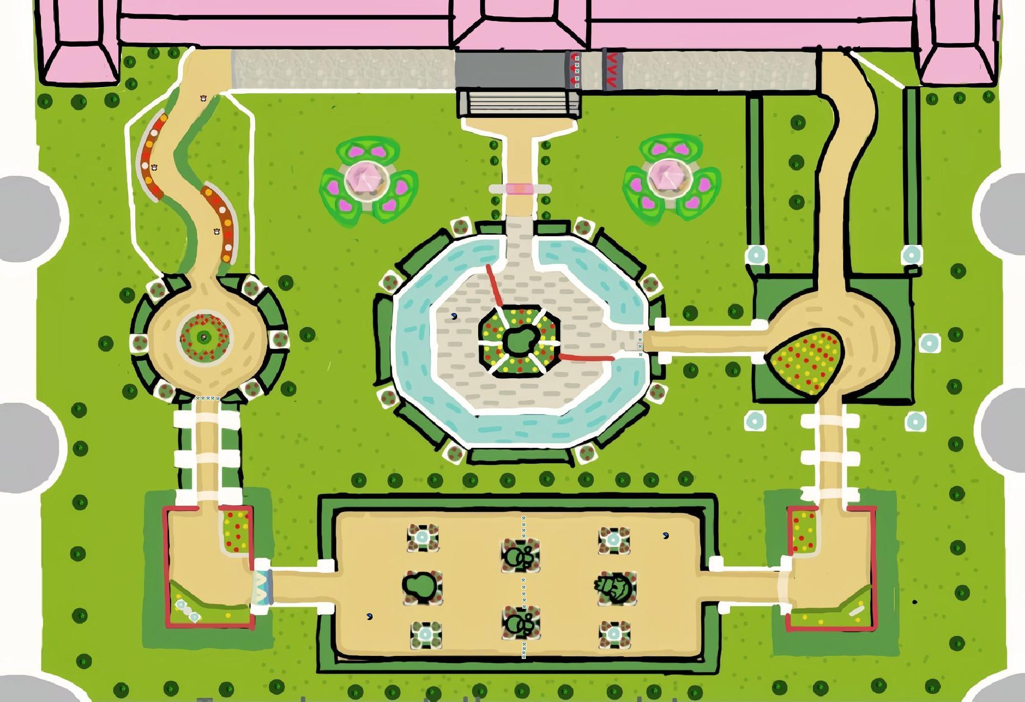 DS peach gardens - Mario Kart PC