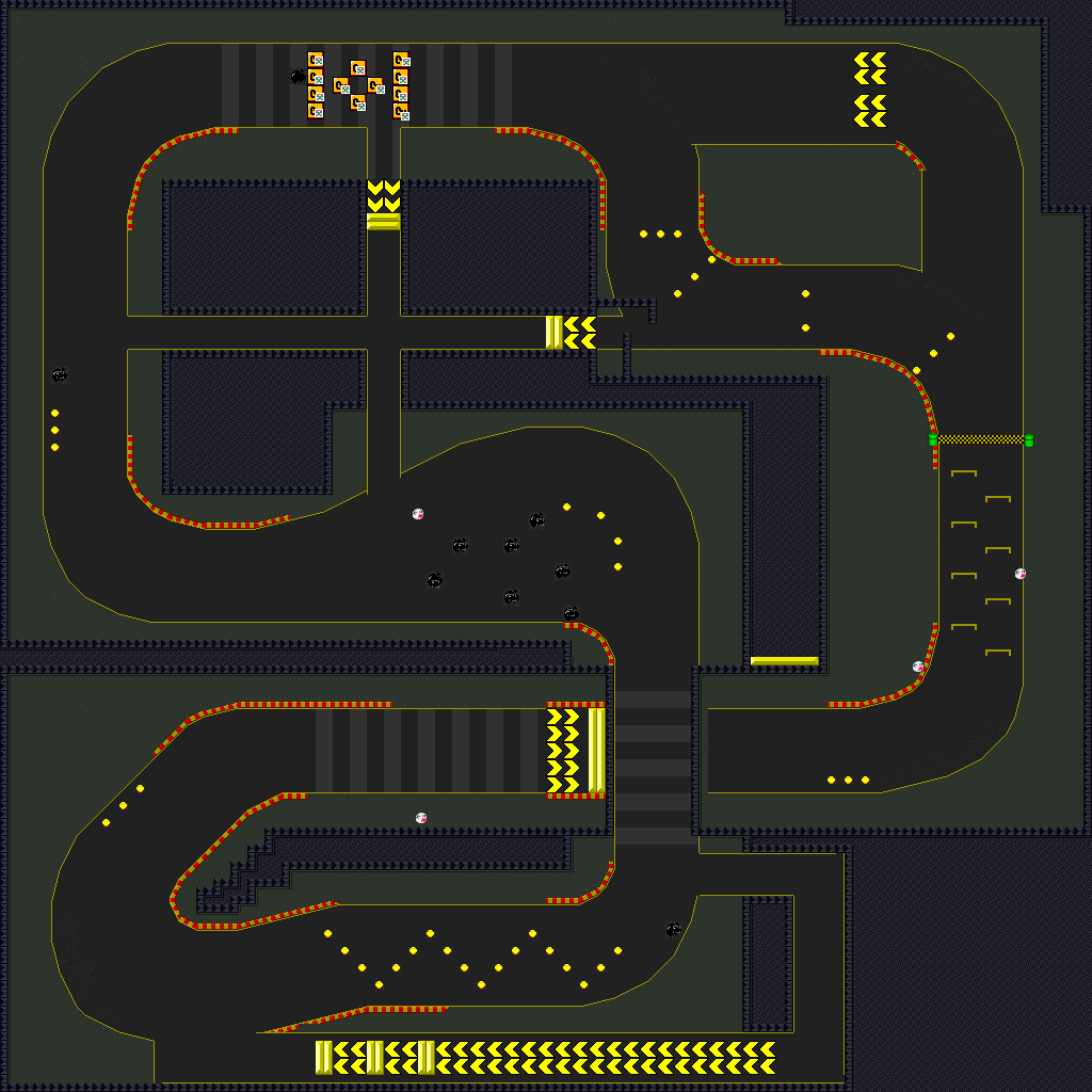 Mario Circuit 2 At Night - Mario Kart PC