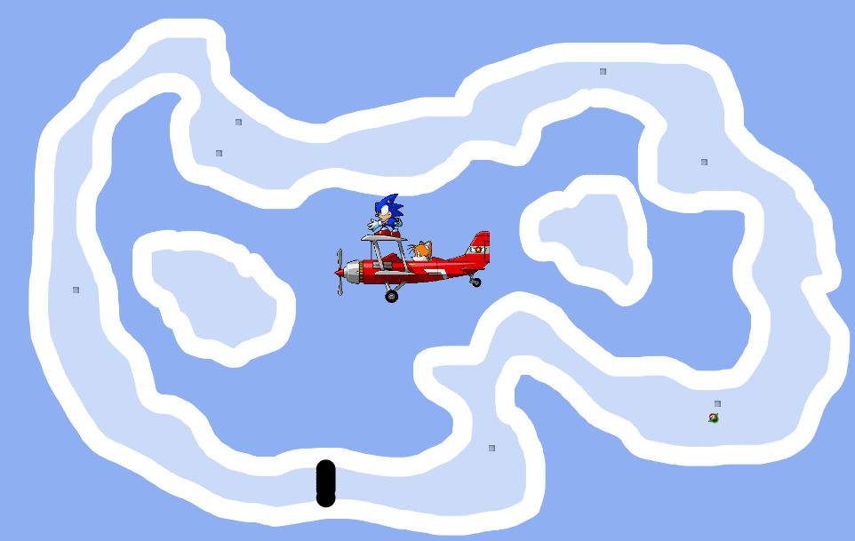Sky Chase Zone - Mario Kart PC
