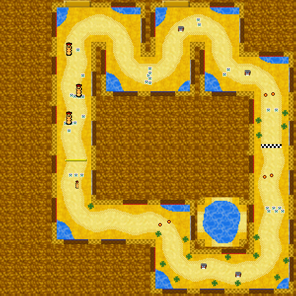 DS Desert Hill - Mario Kart PC