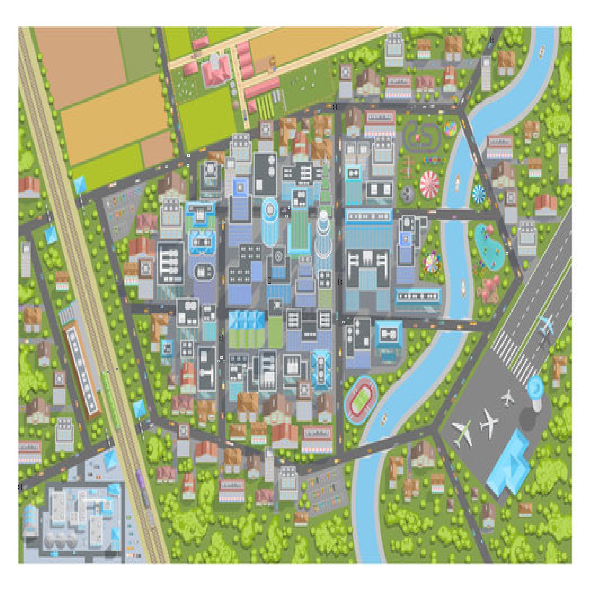 in the city - Mario Kart PC