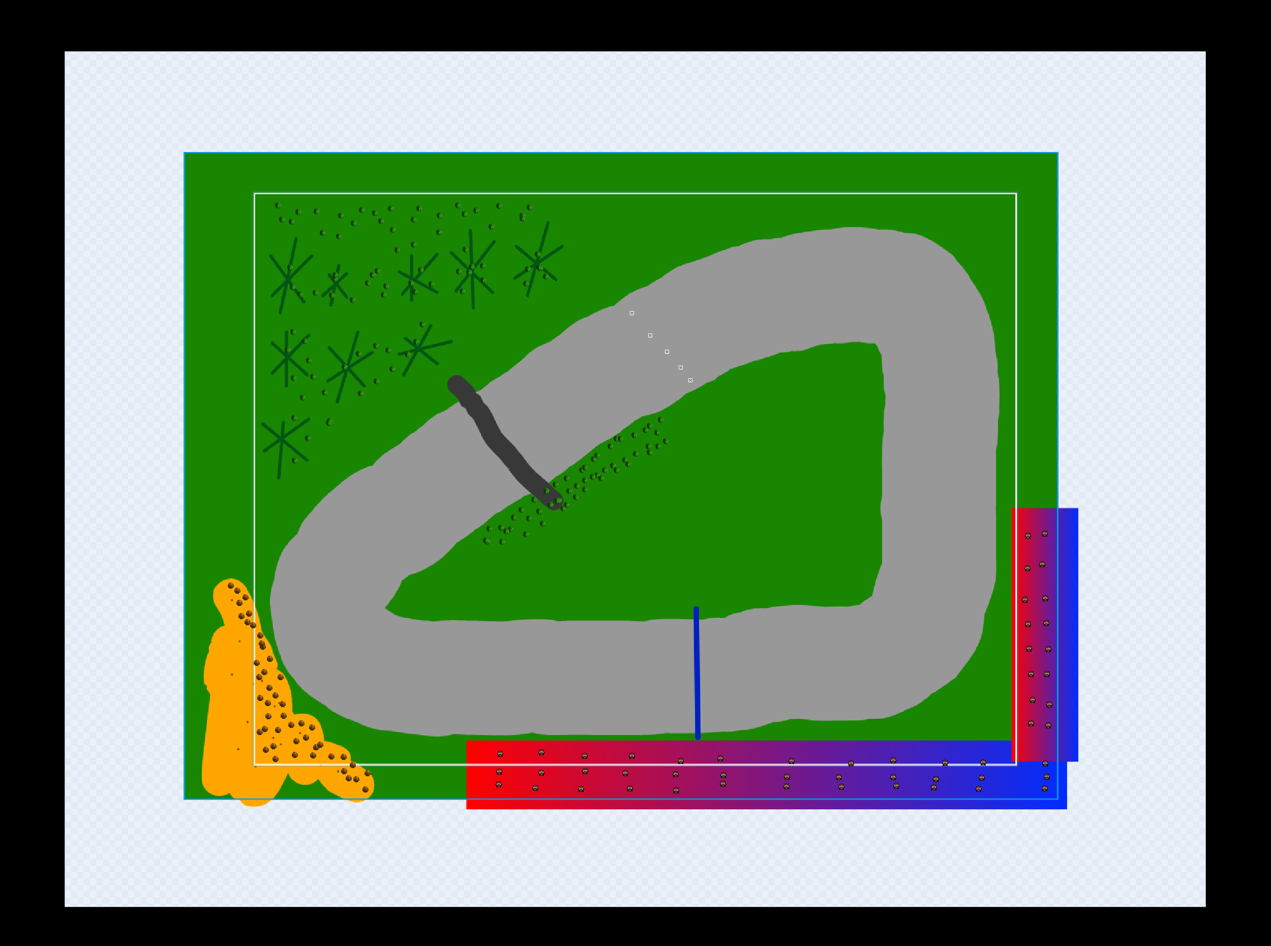 Daytona USA Three-Seven Speedway - Mario Kart PC