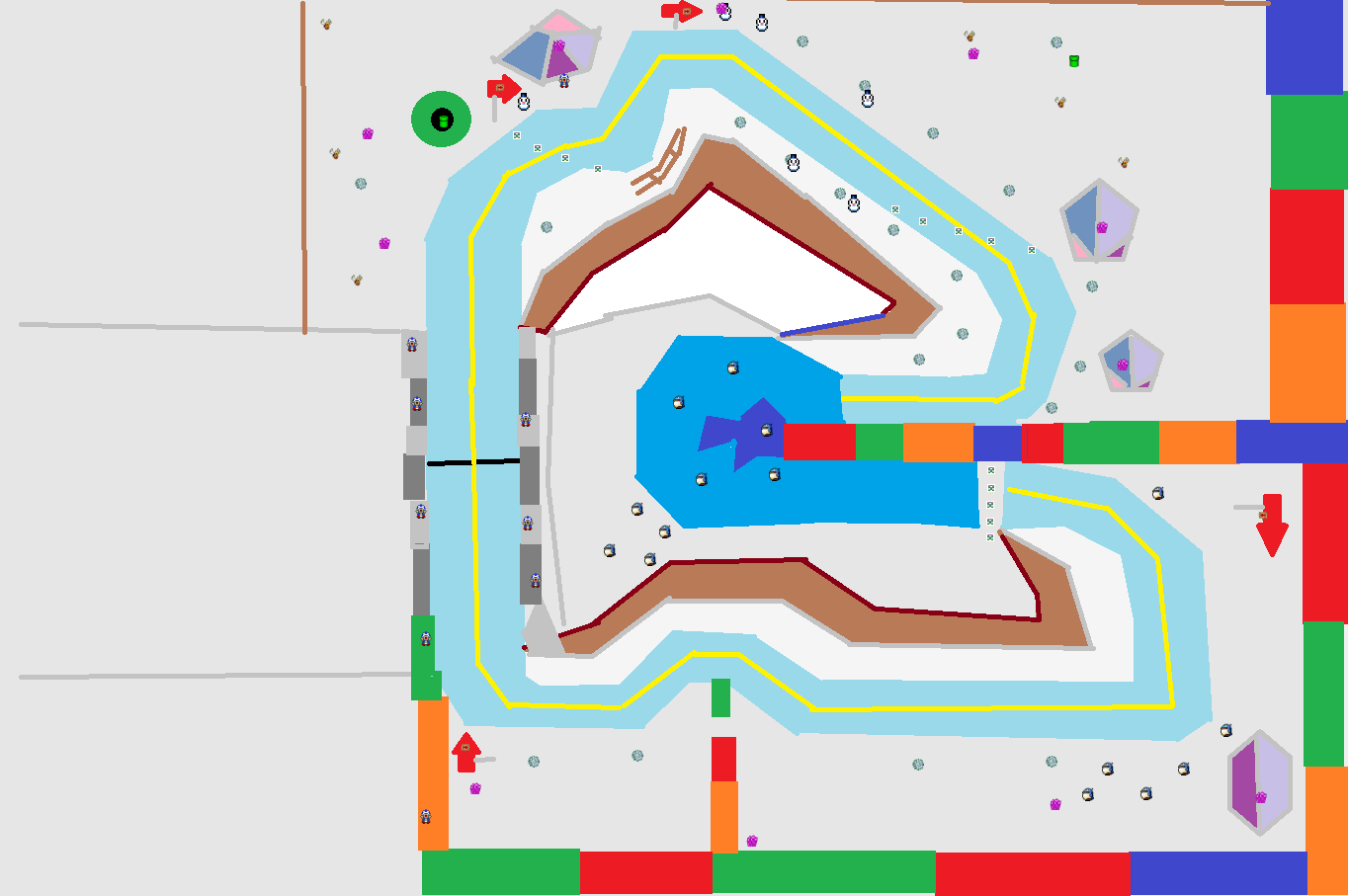 GBA Snow Land MK8 version - Mario Kart PC