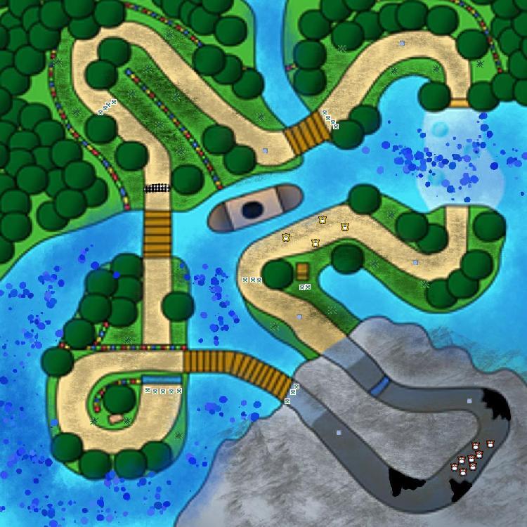 GBA Riverside Park - Mario Kart PC