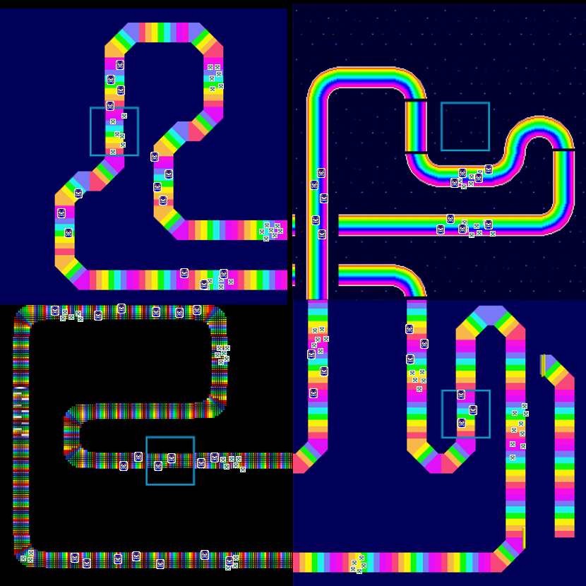 mega rainbow road - Mario Kart PC